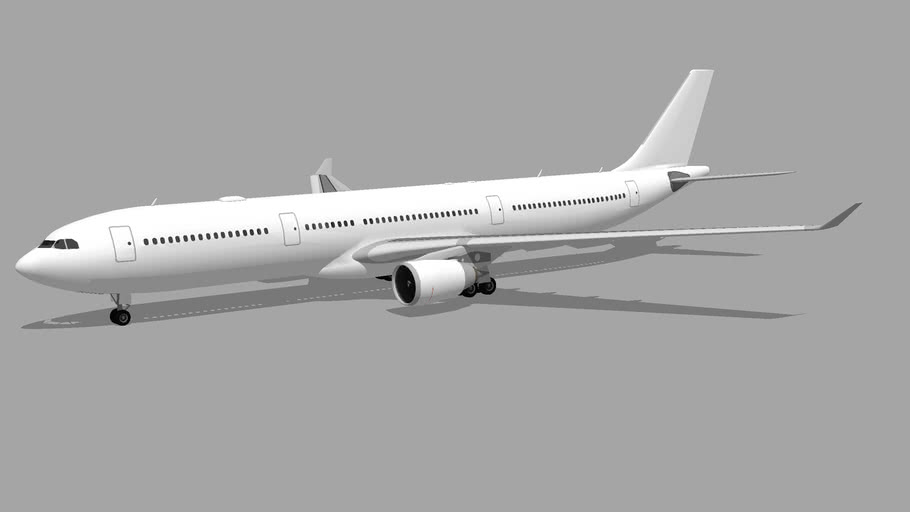 Template - Airbus A330-302 | 3D Warehouse
