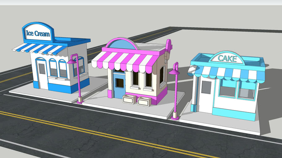 Cartoon Shop | 3D Warehouse