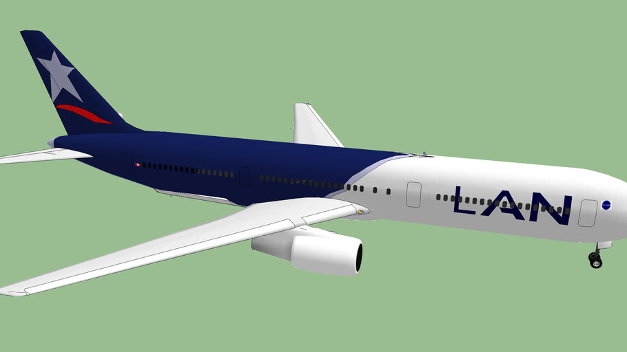 LAN Airlines (2012) - Boeing 767-300 (without winglets). | 3D Warehouse
