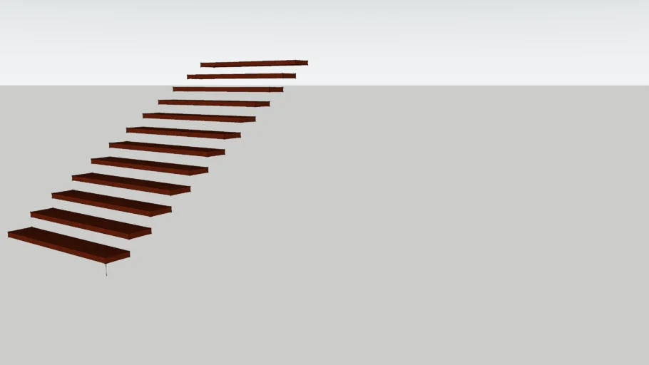 modern stairs | 3D Warehouse