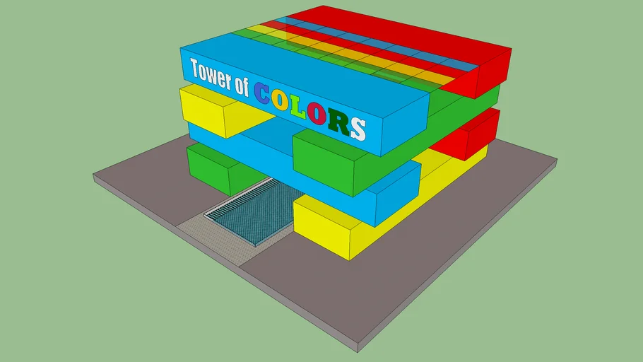 Tower of Colors | 3D Warehouse