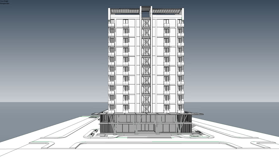 Edificio Mixto (Comercio + Oficinas) | 3D Warehouse