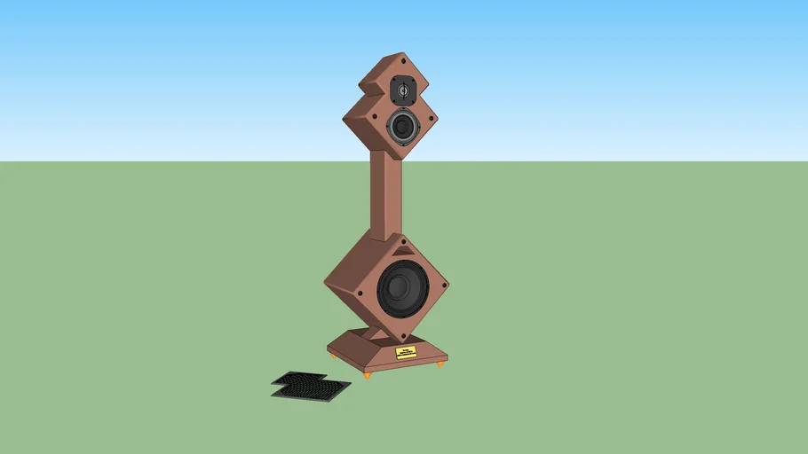 Cube Loudspeaker 3 Way | 3D Warehouse