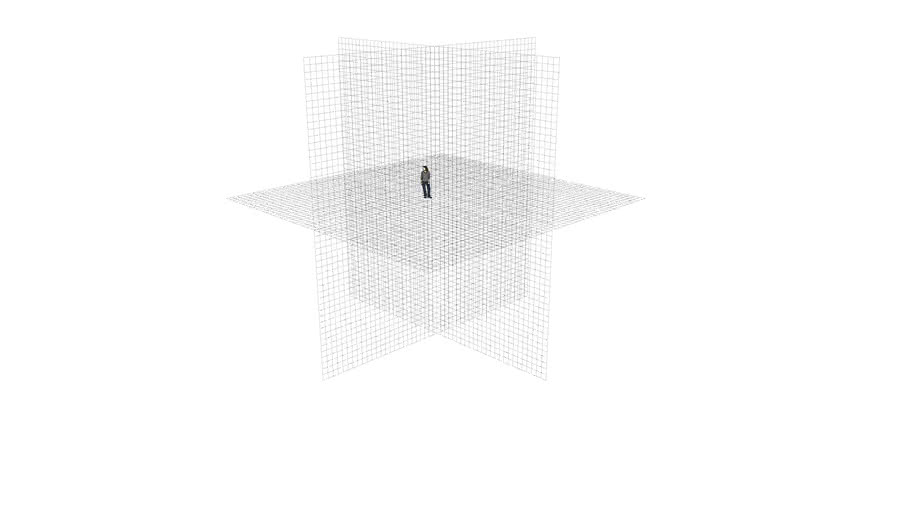 50ft grid on axes | 3D Warehouse