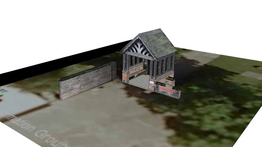Lych Gate. St Bartholomew church, Wilmslow. | 3D Warehouse