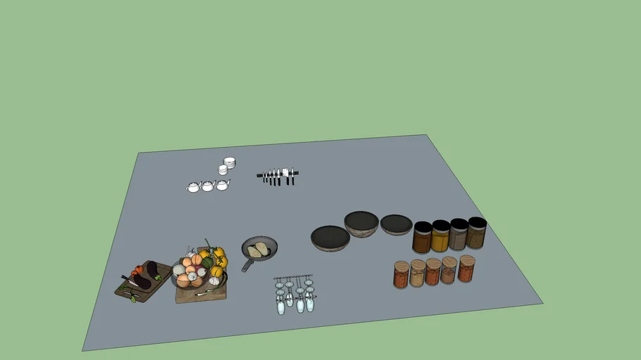 kitchen things | 3D Warehouse