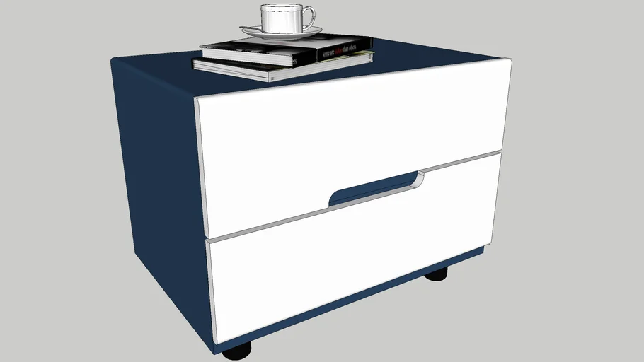 Side Table with accessories | 3D Warehouse