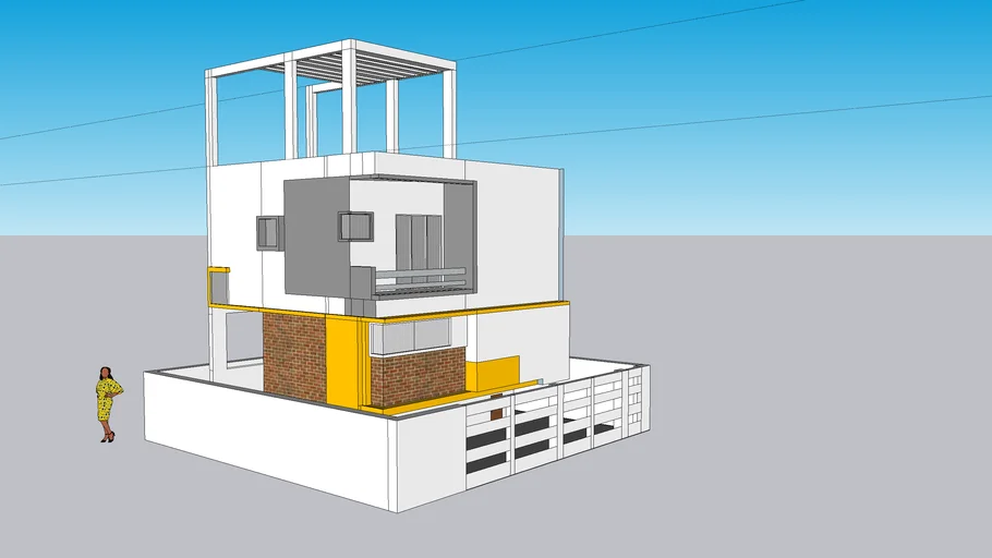 Fachada-3D-Edificio | 3D Warehouse