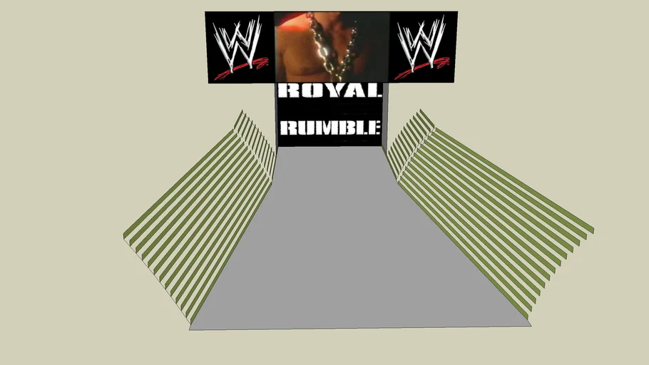 WWE Royal Rumble 2008 arena | 3D Warehouse