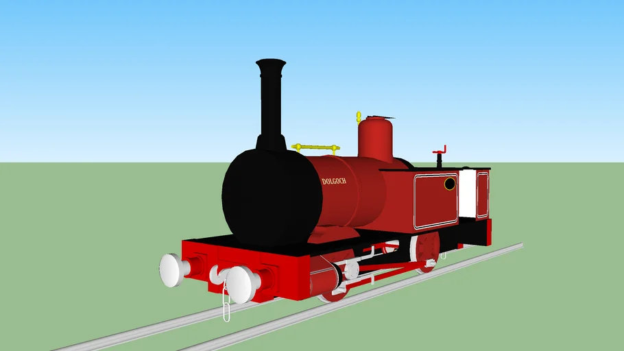 Talyllyn Railway No.2 ''Dolgoch'' (1866, built without a cab) | 3D ...
