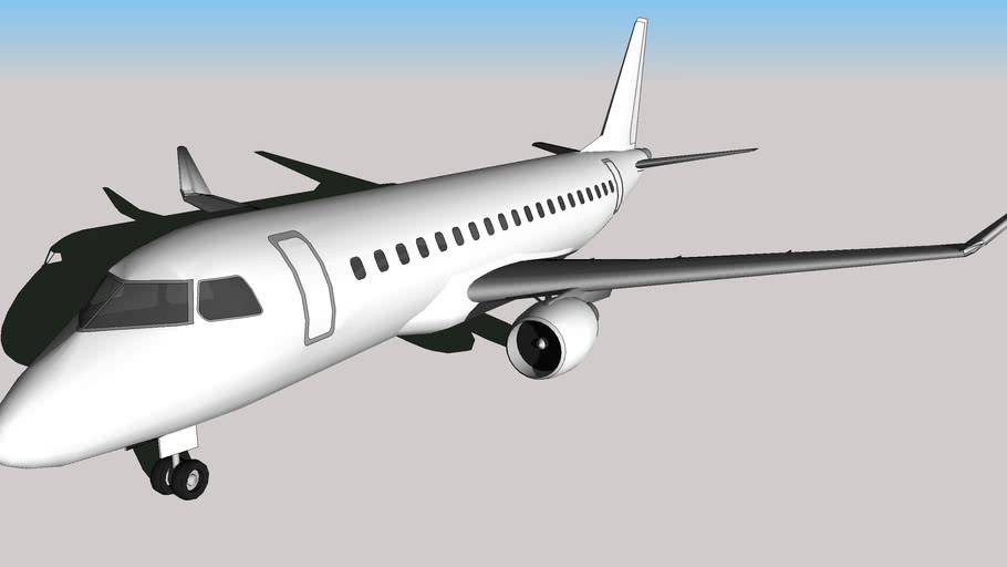 Template - Embraer ERJ-175LR (New Winglet Configuration) (2015) | 3D ...