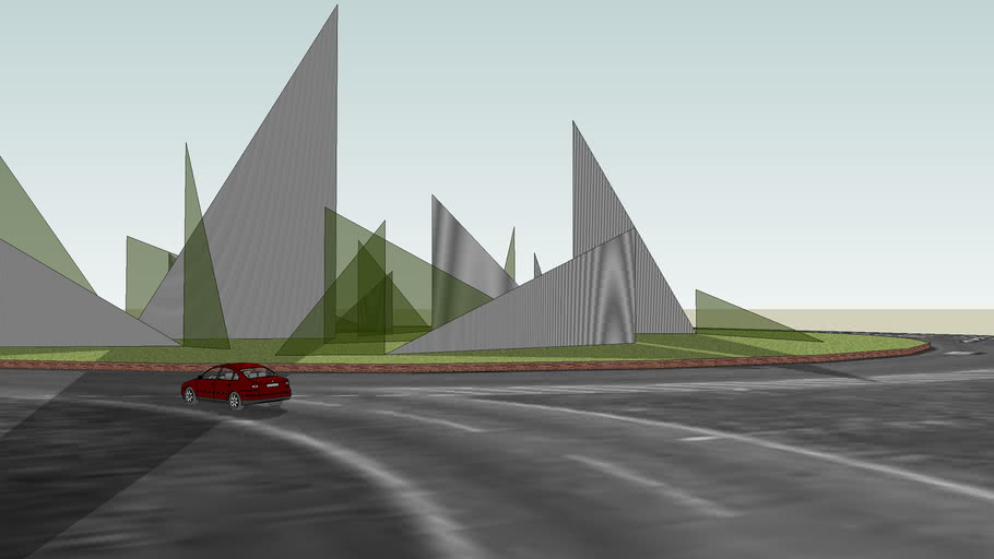 Roundabout Sculpture | 3D Warehouse