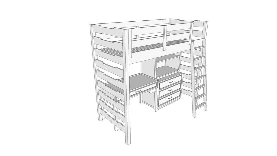 loft bed | 3D Warehouse