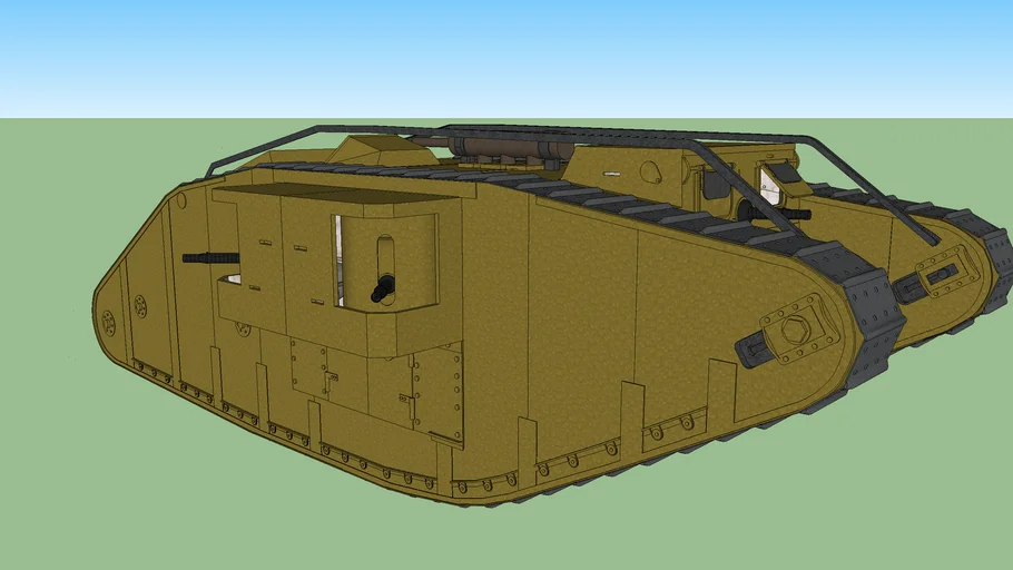British Mark 4 Female tank | 3D Warehouse