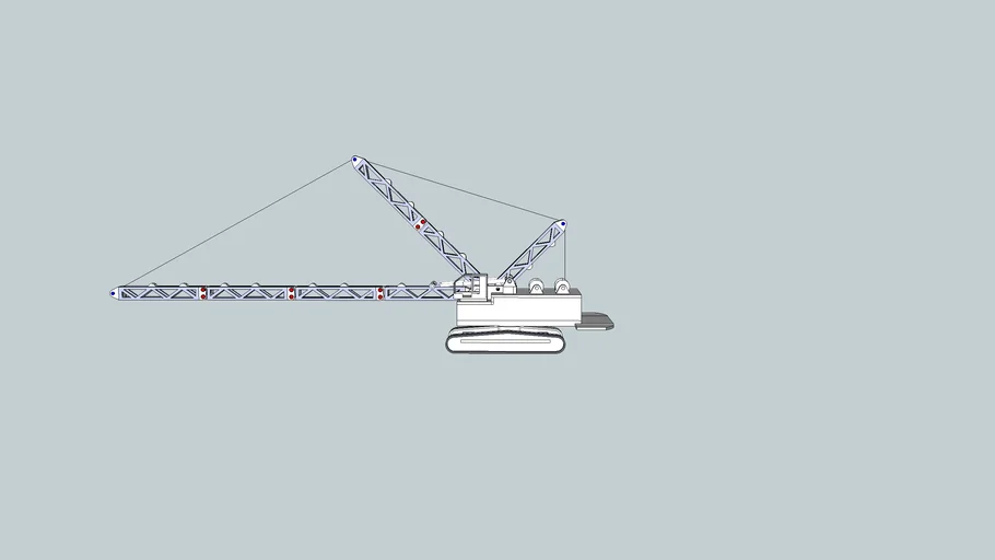 Crawler crane | 3D Warehouse