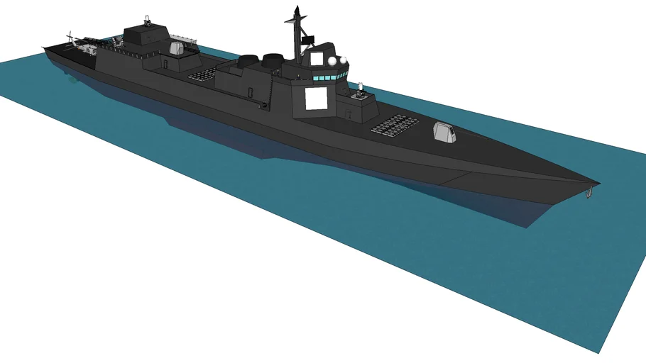 Guided Missile Destroyer | 3D Warehouse