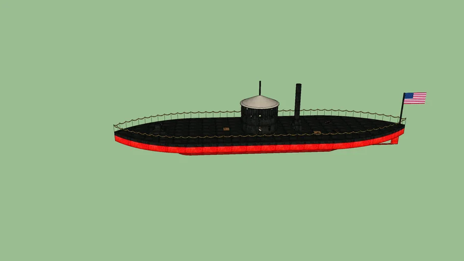 USS Monitor | 3D Warehouse