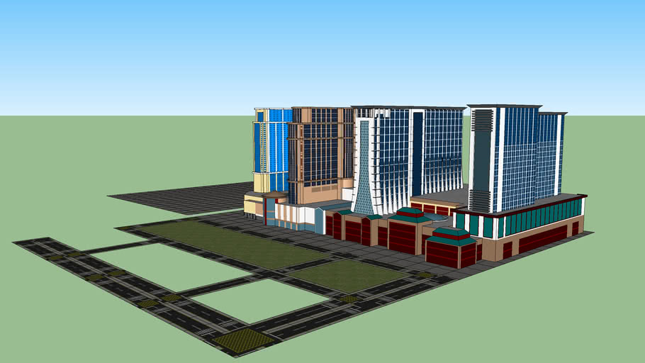Alpha Cube World -- Macau Part 3A (Sands Cotai Central) | 3D Warehouse