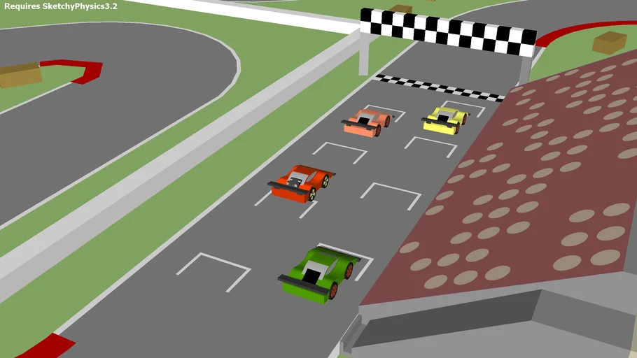 Simple racing model | 3D Warehouse