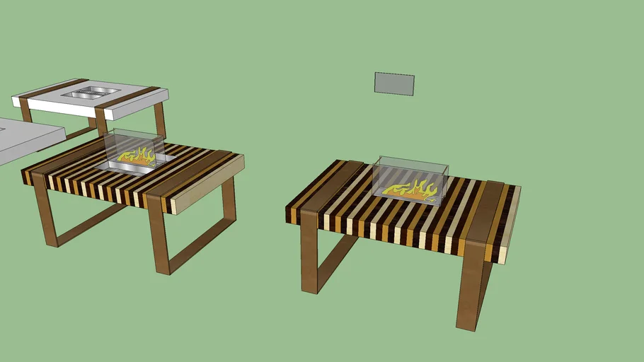 wooden coffee table | 3D Warehouse