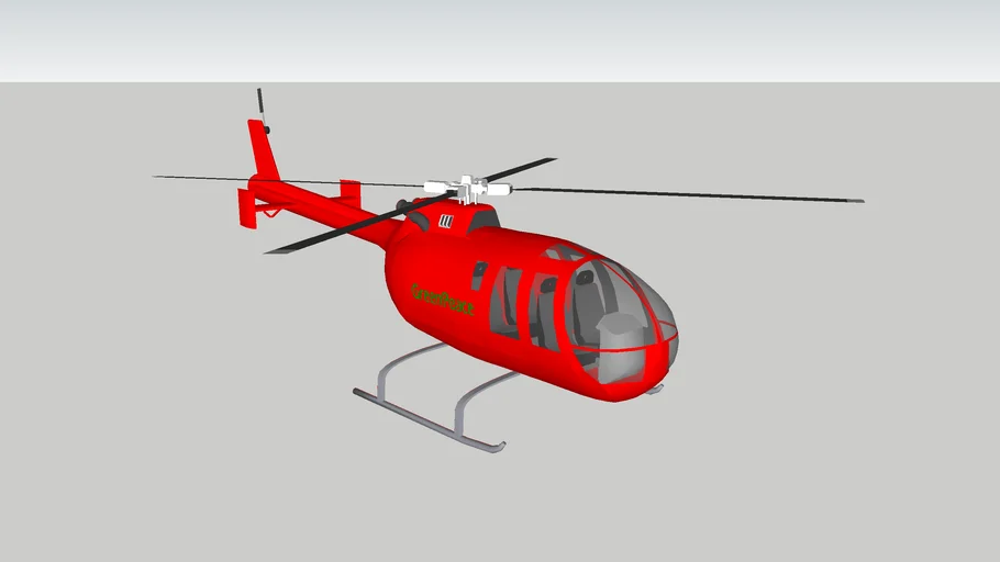 Green Peace Helicopter | 3D Warehouse