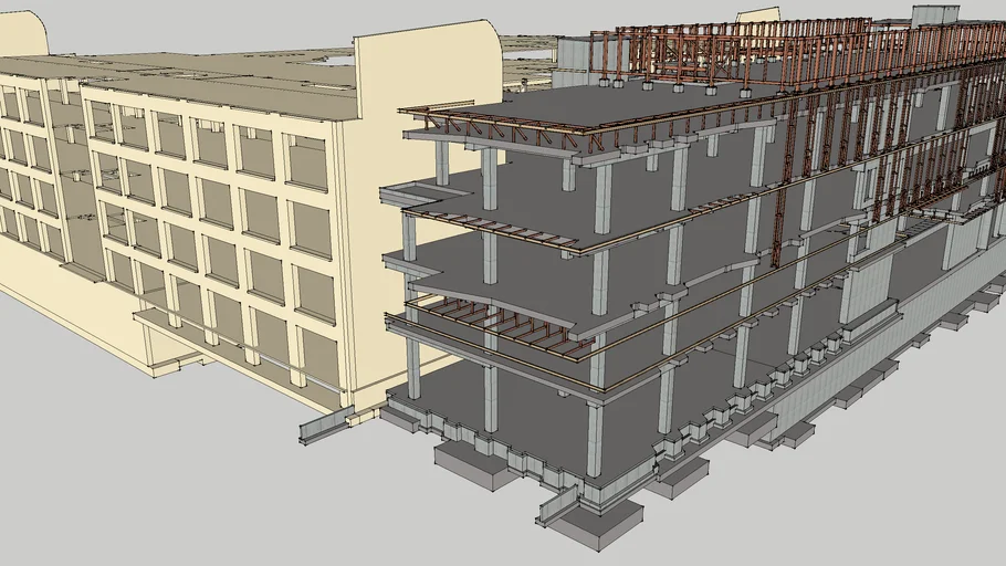 UofA Bio Lab Structural Concrete 10-5-2015 | 3D Warehouse