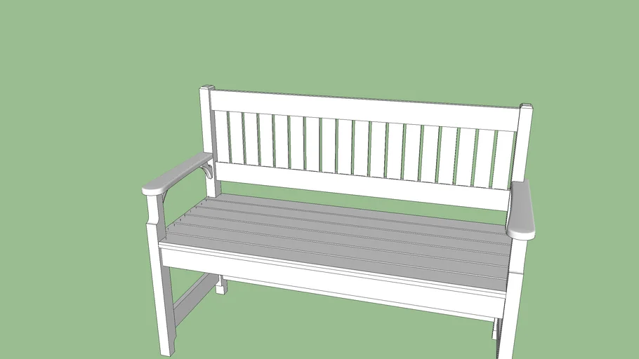 Wooden Bench | 3D Warehouse