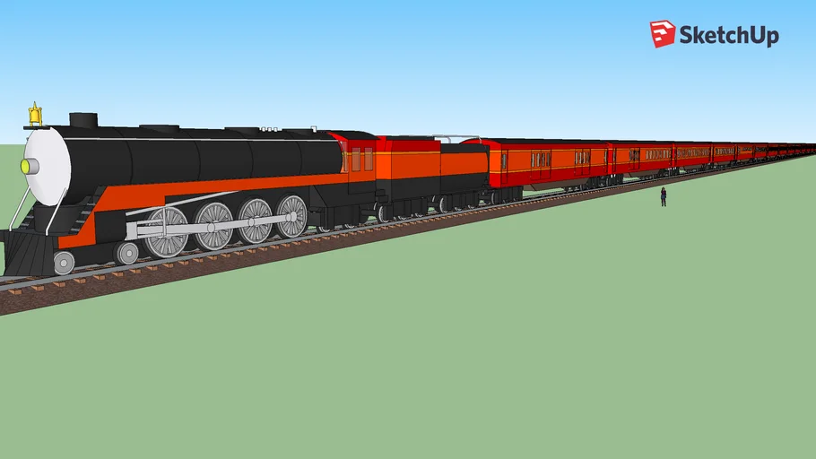 southern pacific gs-1 with an daylight painted on locomotive and ...