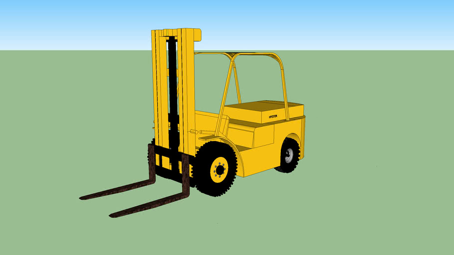 Hyster forklift H80C | 3D Warehouse