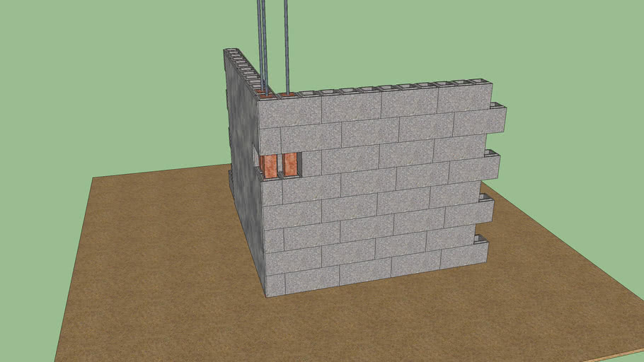 pared de bloques | 3D Warehouse