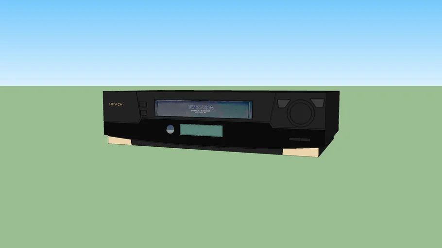 Hitachi VHS-VCR (VT-UX6430A) | 3D Warehouse