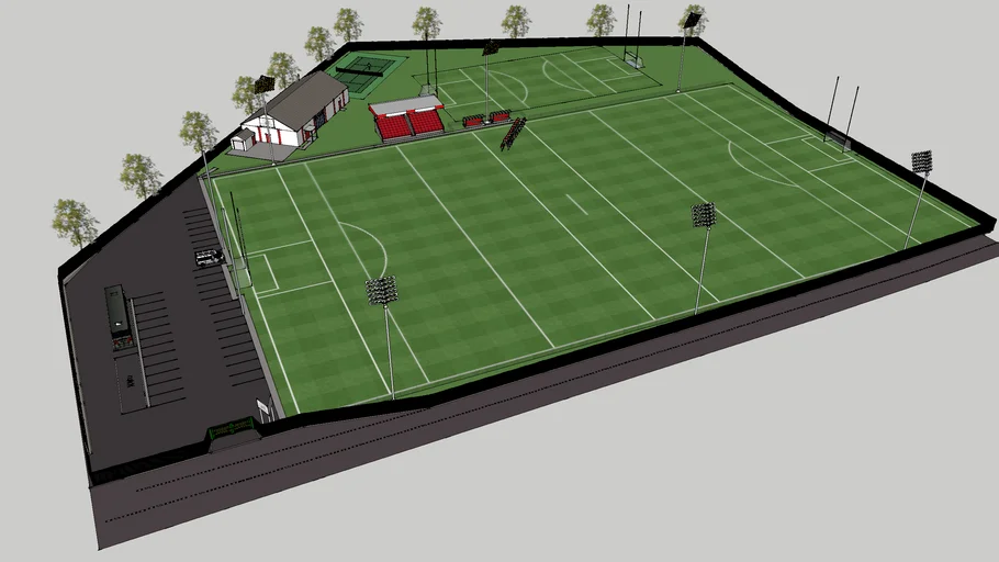 Football pitch | 3D Warehouse