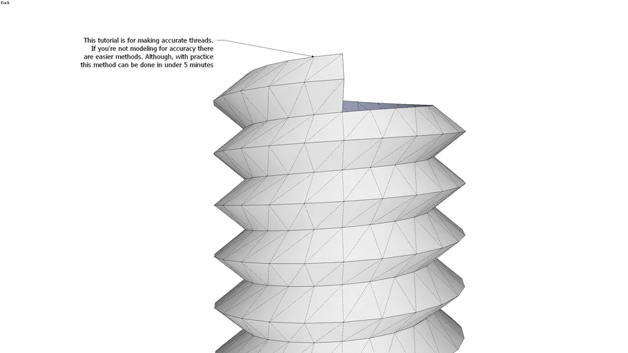 Accurate Thread Tutorial - Imperial | 3D Warehouse