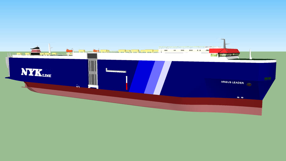 NYK RoRo Vessel#Aquabluyachtcare | 3D Warehouse