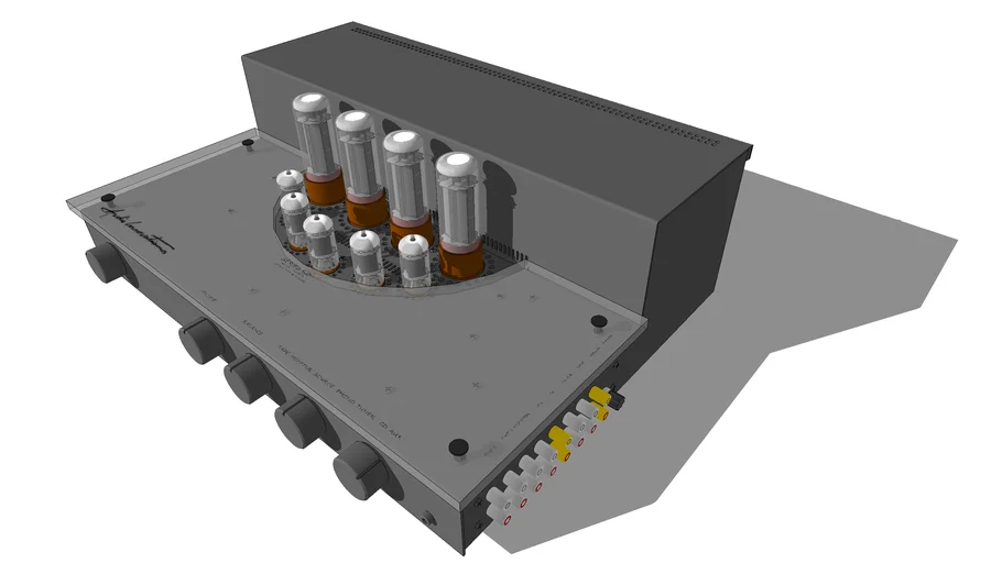 Audio Innovation Class A valves Amplifier | 3D Warehouse