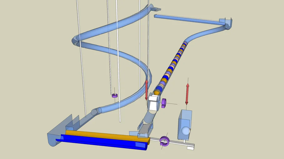 Sketchyphysics dual ball sorter | 3D Warehouse