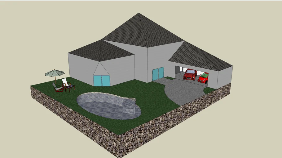 simple house | 3D Warehouse