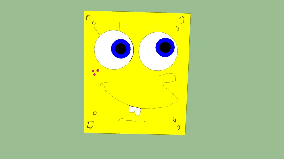 Spongebob Face | 3D Warehouse