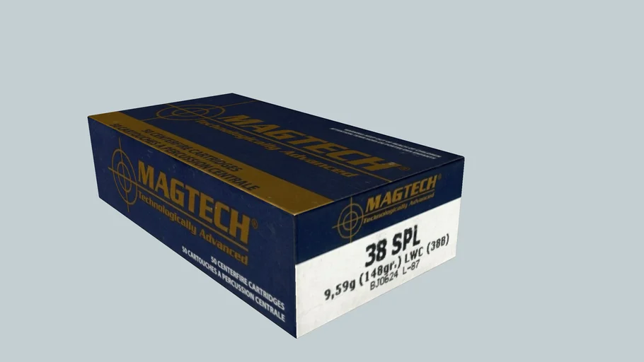 Magtech,. 38 Special, ,Ammo box | 3D Warehouse