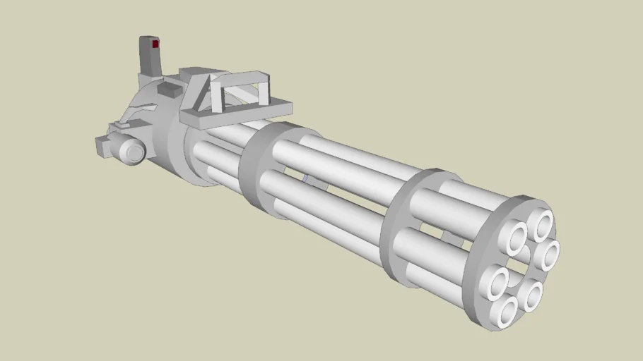 Minigun | 3D Warehouse