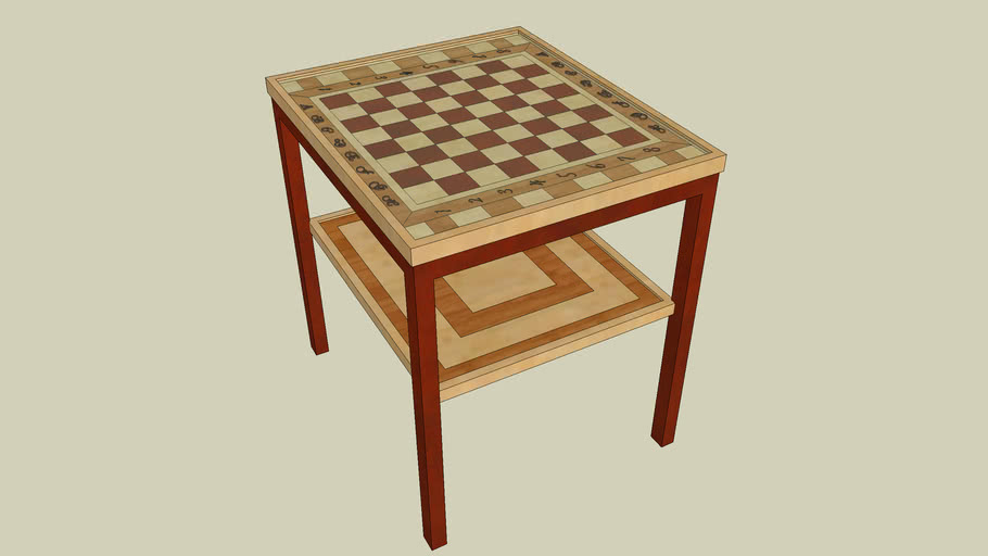 chess table | 3D Warehouse