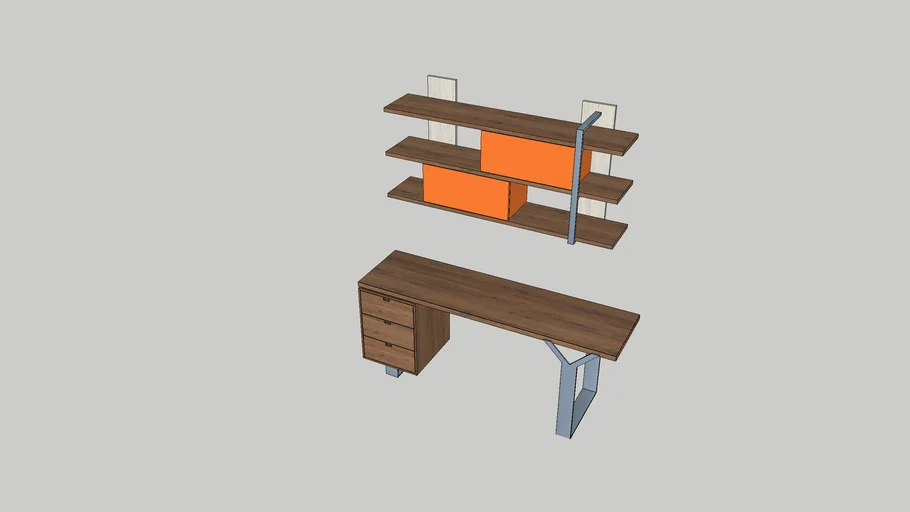 Daaz Reading Table modified | 3D Warehouse