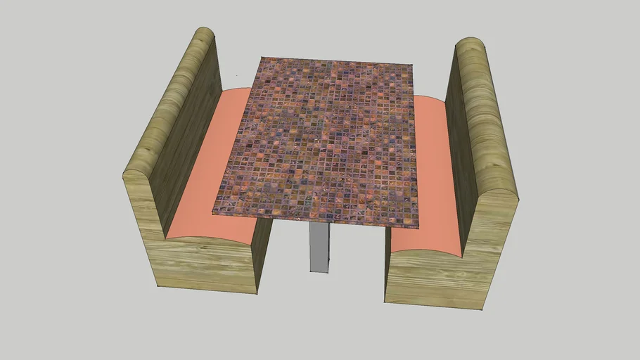 Seating Booth | 3D Warehouse