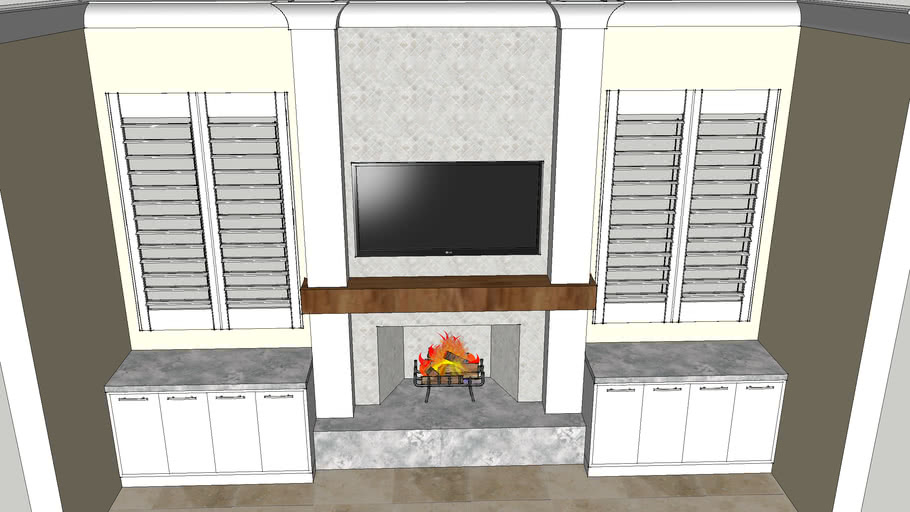 Brennon - Fireplace Wall Desgn | 3D Warehouse