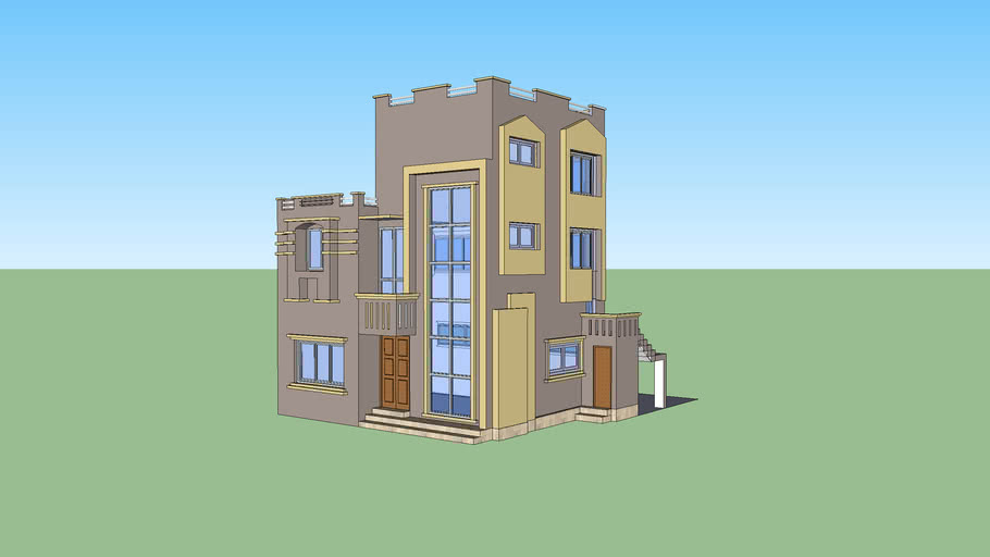 box house model by sajit | 3D Warehouse