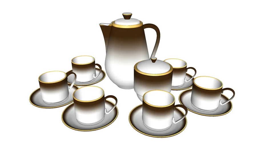 set coffee | 3D Warehouse