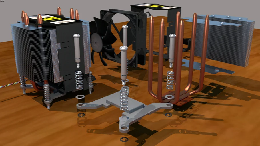 Heat Sink ML110G5 - Realistic V-Ray Hi Polygon | 3D Warehouse