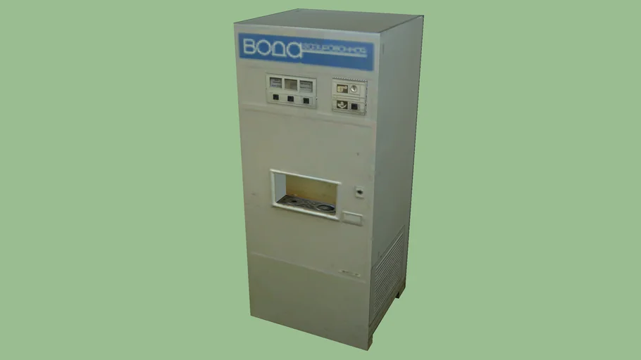 Soviet vending MACHINE FOR SODA WATER AT-115-04 V 1.0 | 3D Warehouse