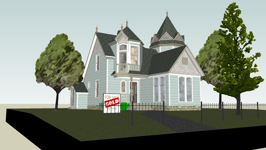 Charles Addams House Renovated | 3D Warehouse