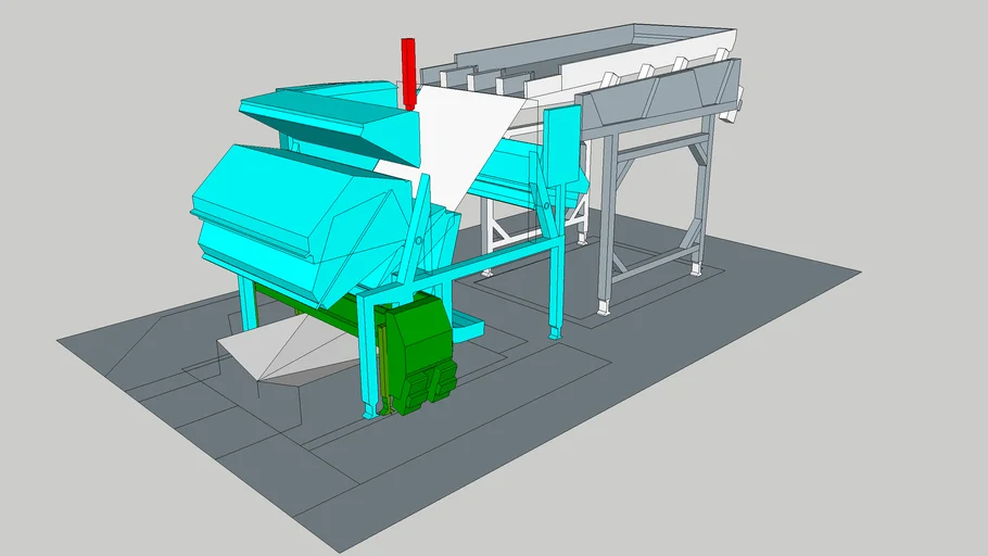 Sortex Machine & Sieve | 3D Warehouse